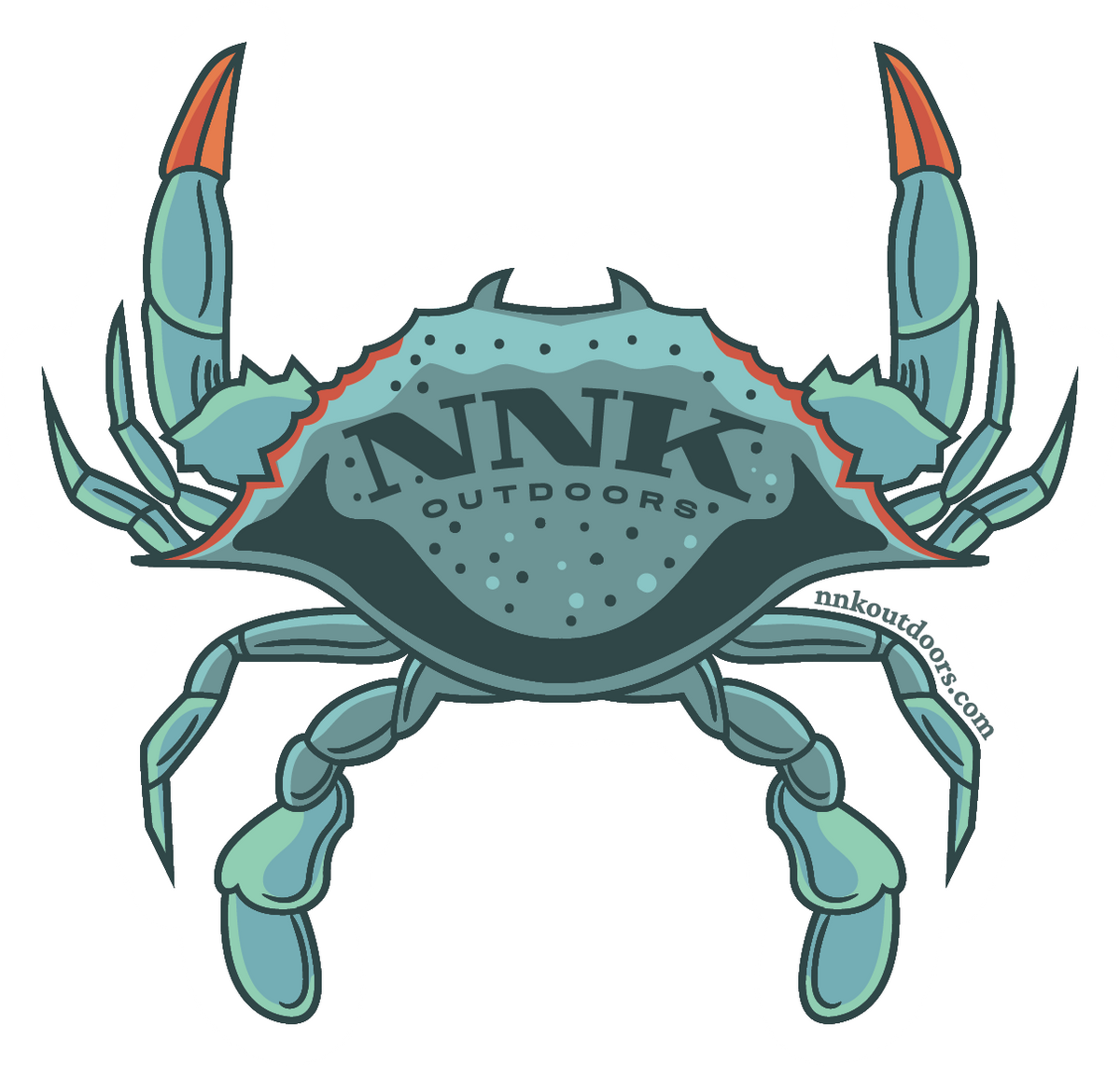 The Crab Sticker – NNK Outdoors